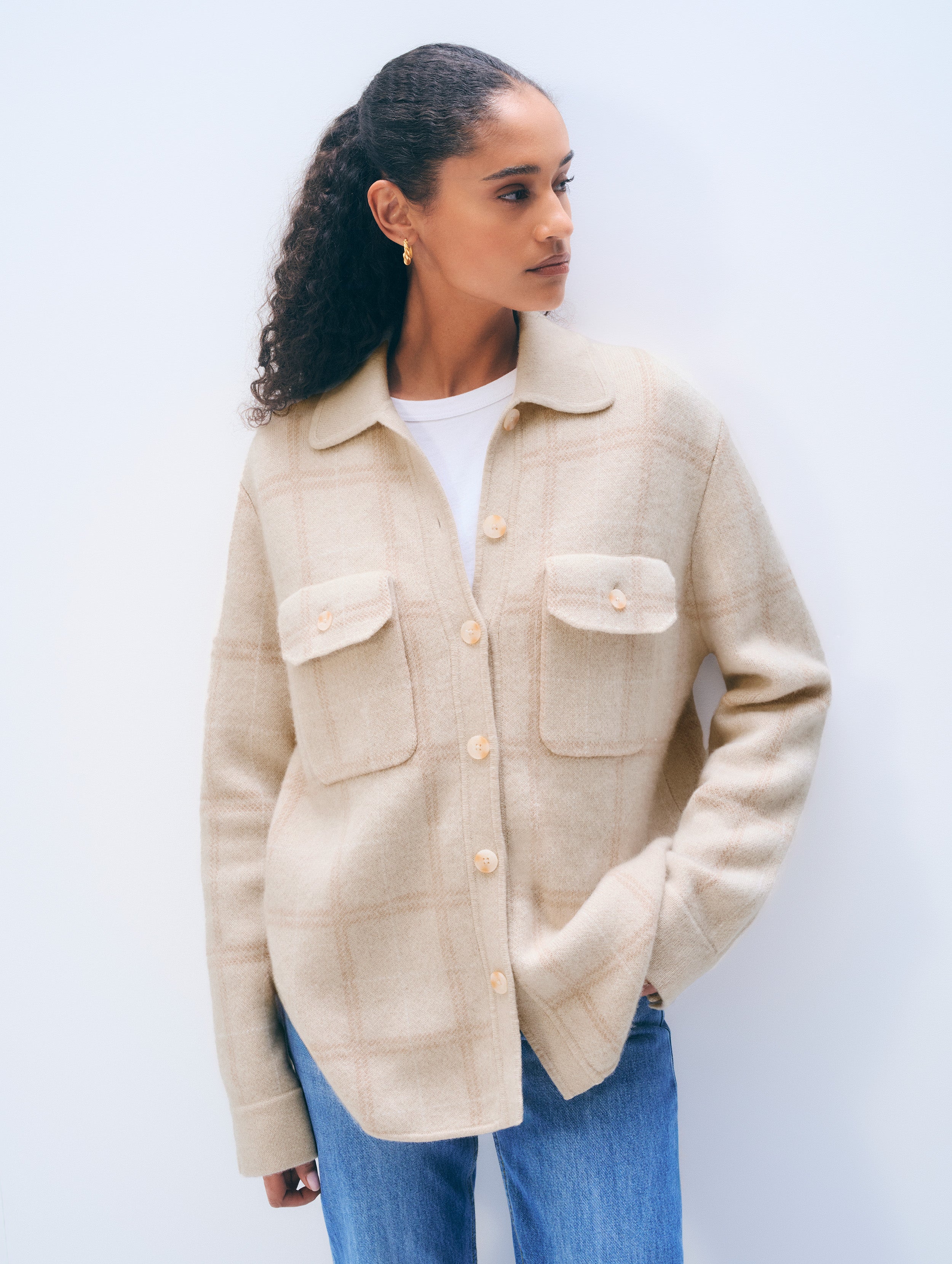 Cashmere Luxe Button Down Shacket