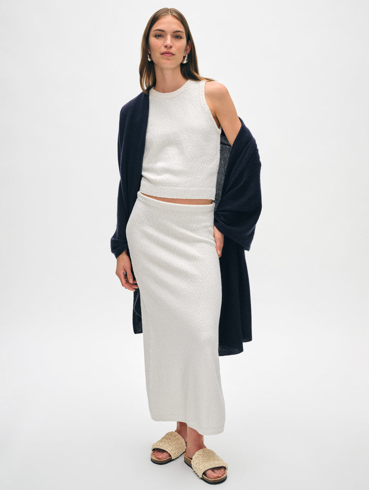 The Cashmere Travel Wrap – White + Warren