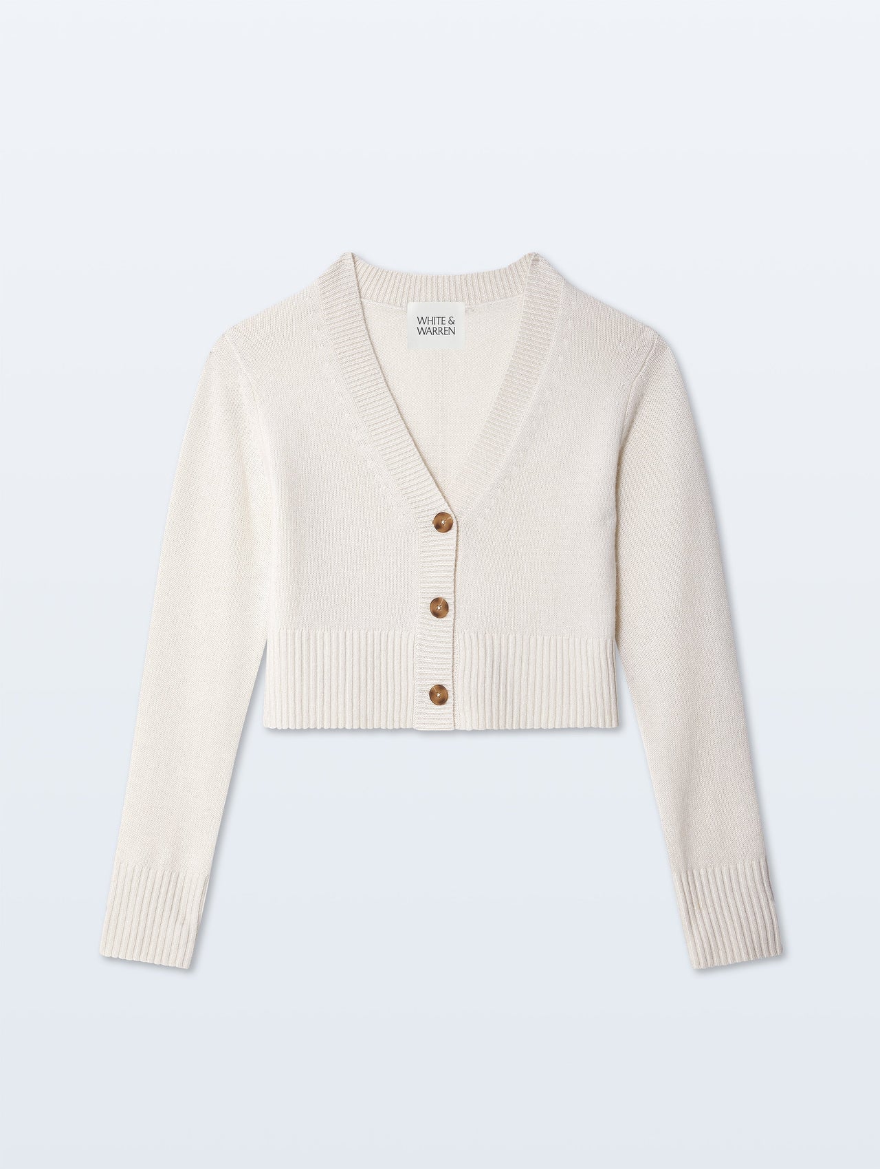 Cashmere Button Cardigan | White & Warren