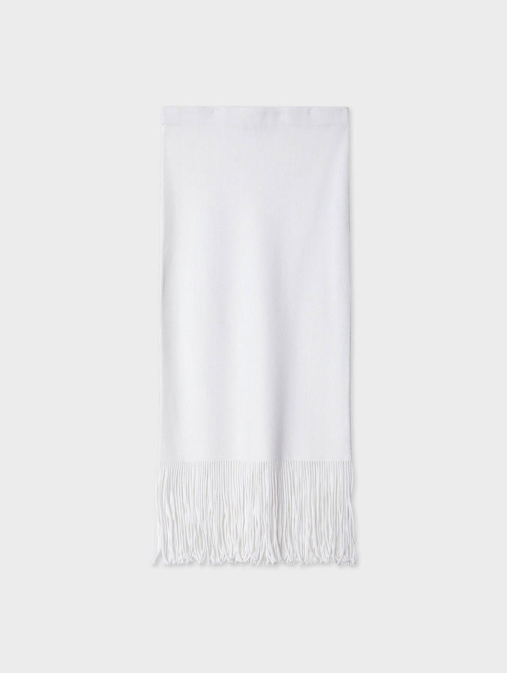 Ribbed Fringe Skirt